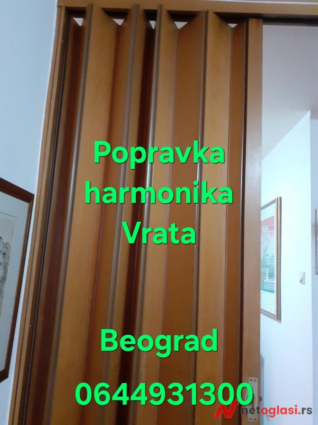 Popravka harmonika vrata