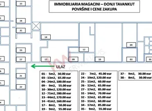 Izdavanje Magacin - Subotica