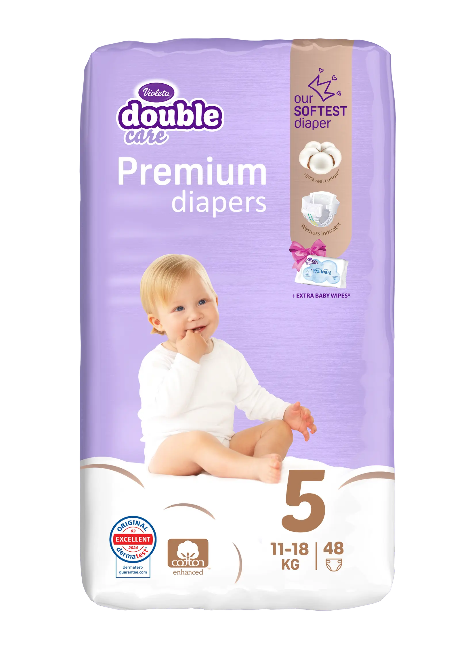 Violeta pelen Premium Air Dry 5, 11-18 kg, 48 komada