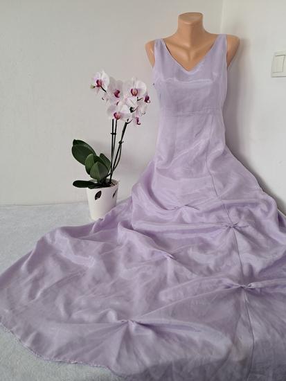 Lavanda maxi elegantna haljina vel M
