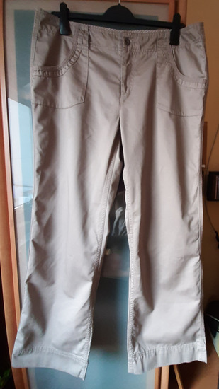 Krem ženske pantalone 46