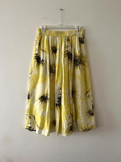 H&M suncokreti midi suknja, M