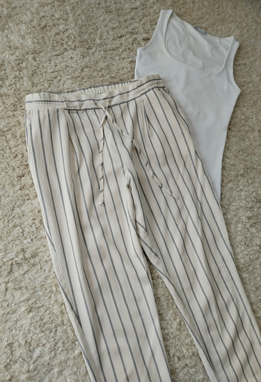    Pantalone ecru na pruge ☆ Vel 40/L ☆