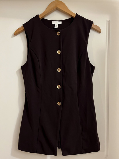 H&M burgundy prsluk/top