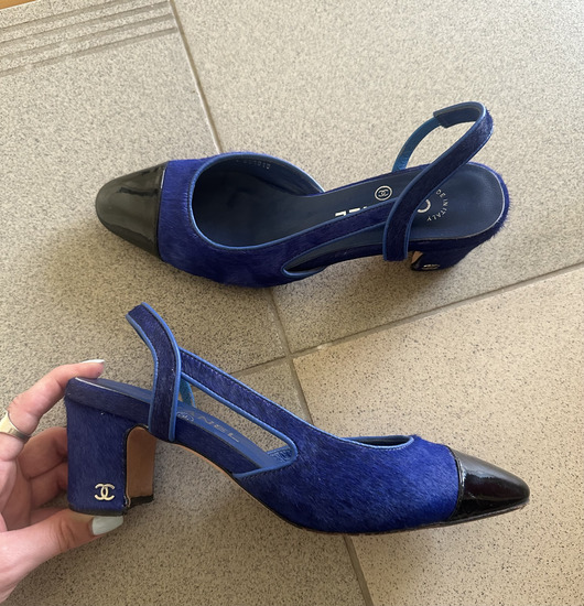 Chanel slingbacks cipele bluepony
