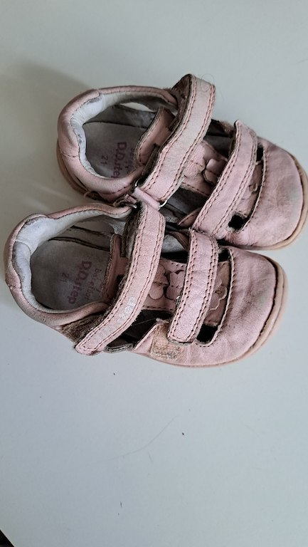 DD step barefoot sandale za devojčice br.21