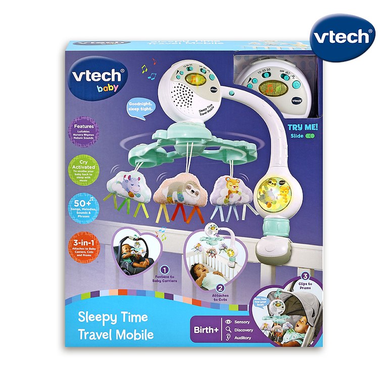 Vtech Muzička vrteška za krevetac – životinje