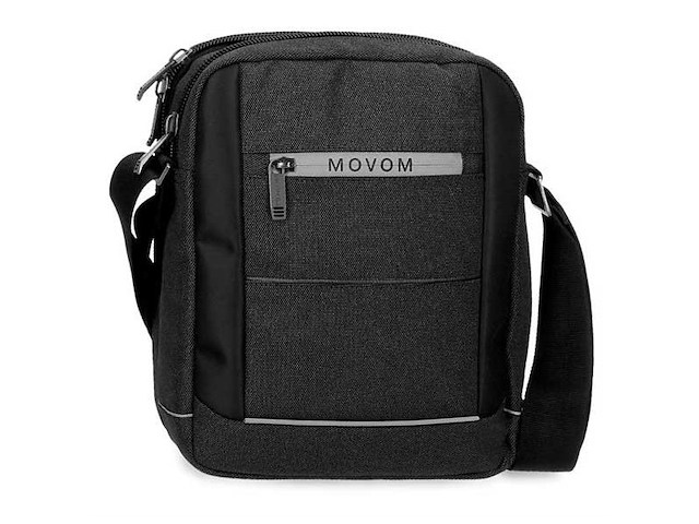 Movom Muška torbica 27cm sa dve pregrade Trimmed black 51757