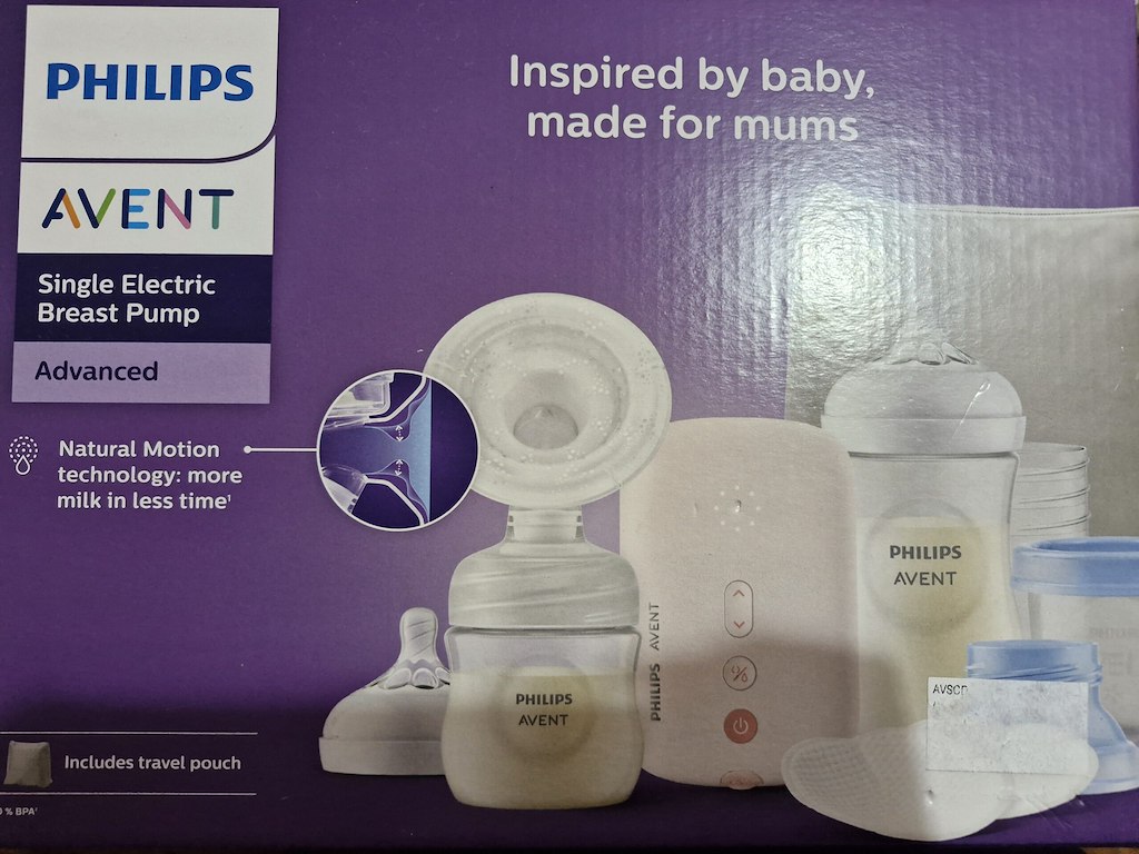 Philips Avent pumpica za izmlazavanje + posude + kese