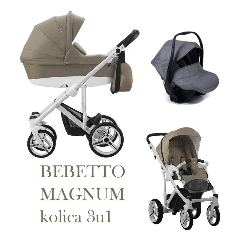 Bebetto magnum 3u1 kolica