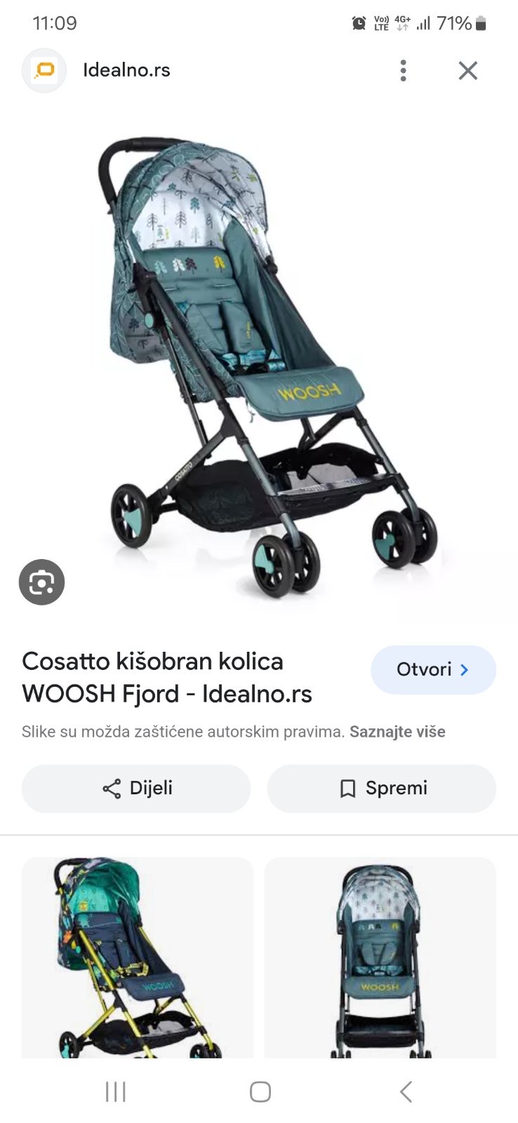 Kišobran kolica Cosatto