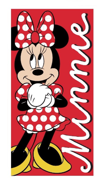 Baloo Dečiji Pamučni Peškir za plažu 70×140 cm Minnie Mouse Model 2