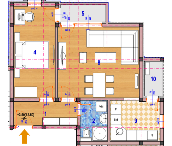 Jednoiposoban stan na prodaju, 51.09m2, 89.408€