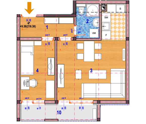 Dvoiposoban stan na prodaju, 51.09m2, 89.408€