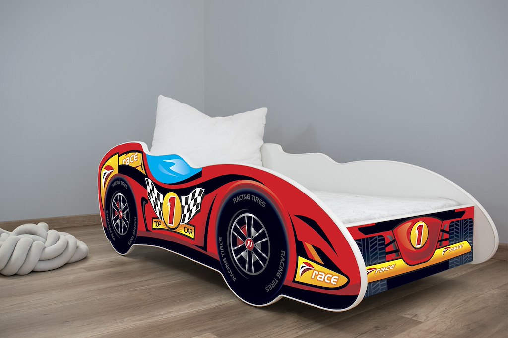 Dečiji krevet 160x80cm (Formula 1) TOP CAR 7435 Golden market