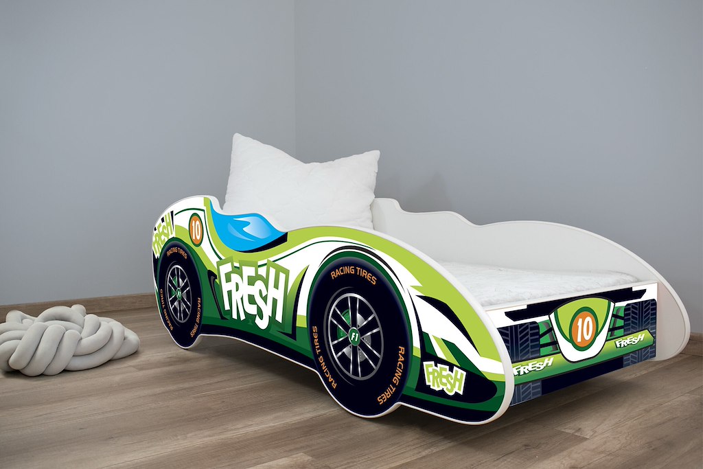 Dečiji krevet 140x70cm (Formula 1) FRESH CAR 7434 Golden market