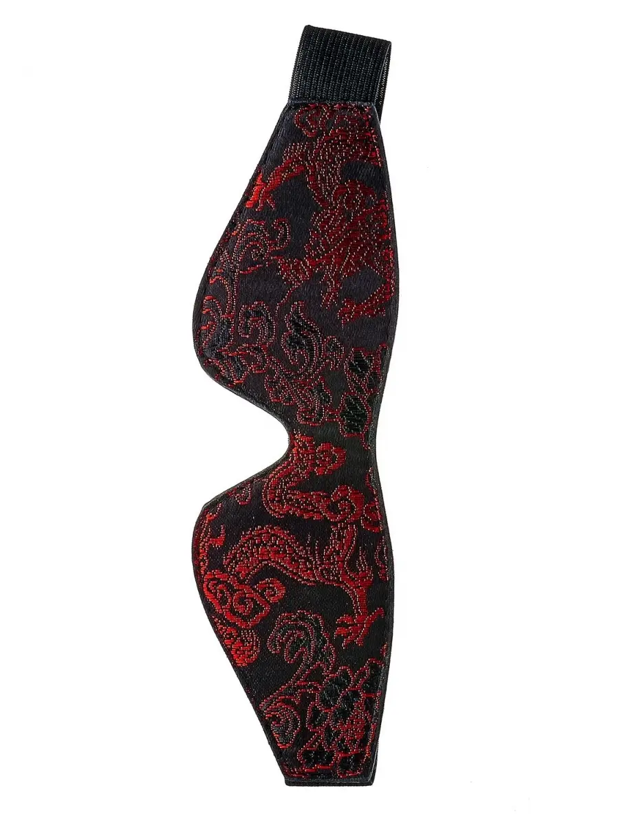 Dream Toys Maska za oči Blaze Deluxe, Crno-crvena