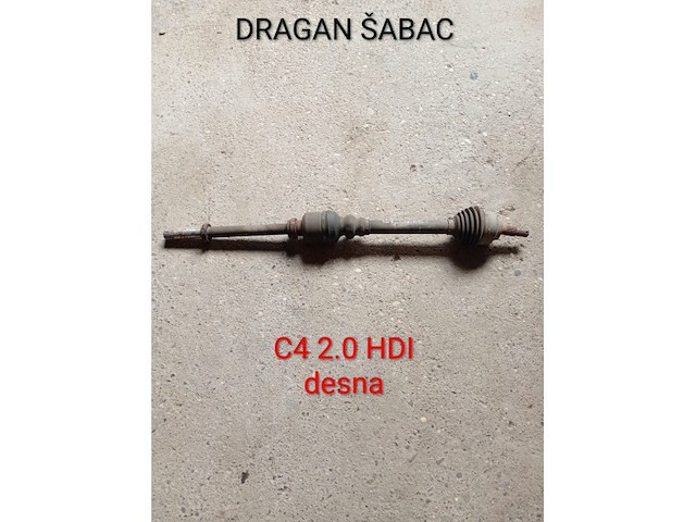 CITROEN C4 poluosovina desna 2.0 HDI 2003-2009