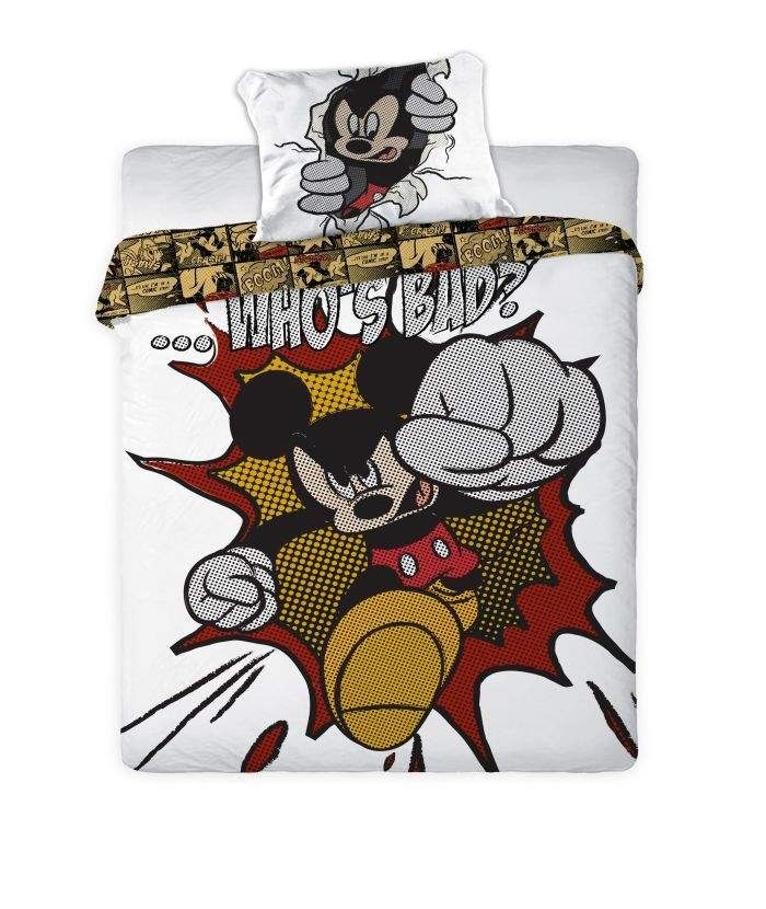 Posteljina za decu Mickey Mouse 160×200 + 70x80cm 9619 Golden market