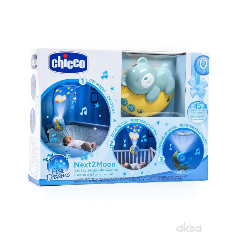 Chicco Next2Moon muzički projektor PLAVI