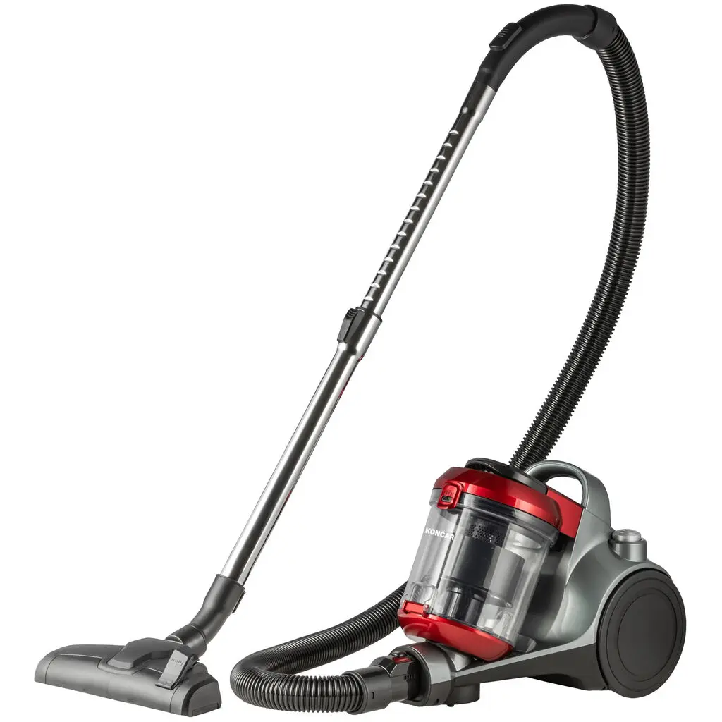 Končar Usisivač sa posudom US700C2C, 700W, 2.5l, Crveni