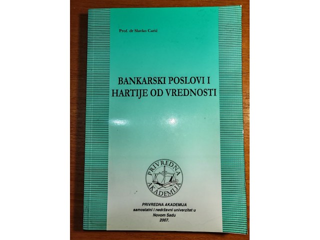 Bankarski poslovi i hartije od vrednosti