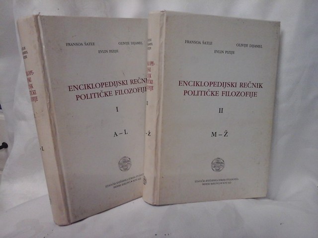 Enciklopedijski rečnik političke filozofije I i II Šatl