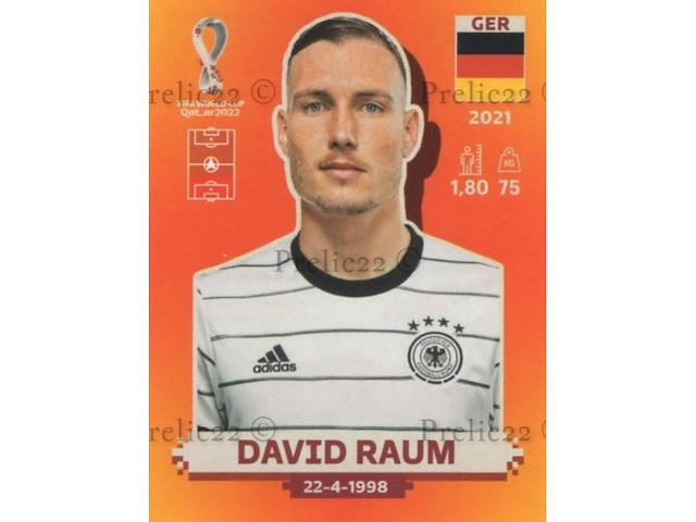Qatar 2022 Fifa WC sličica br. GER07  GER7