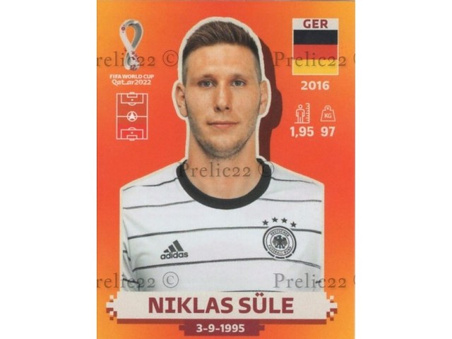 Qatar 2022 Fifa WC sličica br. GER09  GER9