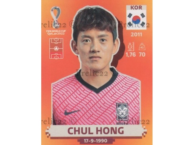Qatar 2022 Fifa WC sličica br. KOR04  KOR4