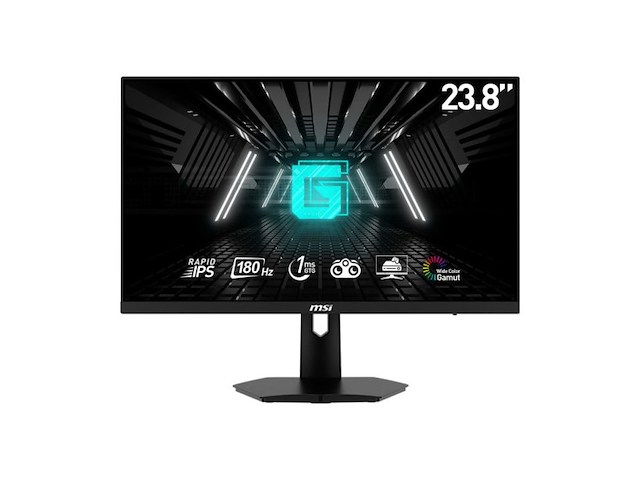 Monitor 23.8inc MSI G244F E2 FHD RAPID IPS 1MS 2xHDMI/DP 180Hz,LED,Crni