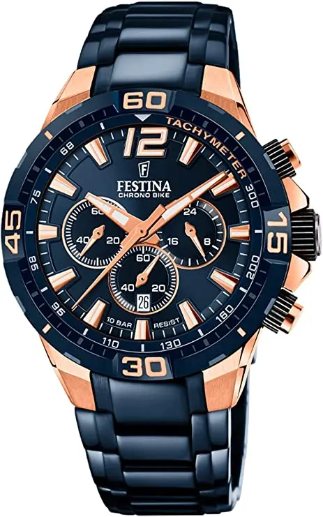 FESTINA Muški ručni sat teget-zlatni