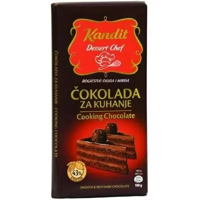 Kandit Čokolada za kuvanje Dessert chef, 100g