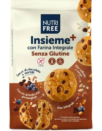 Nutrifree Biskvit keks sa komadiućima čokolade i kandiranim voćem 250g