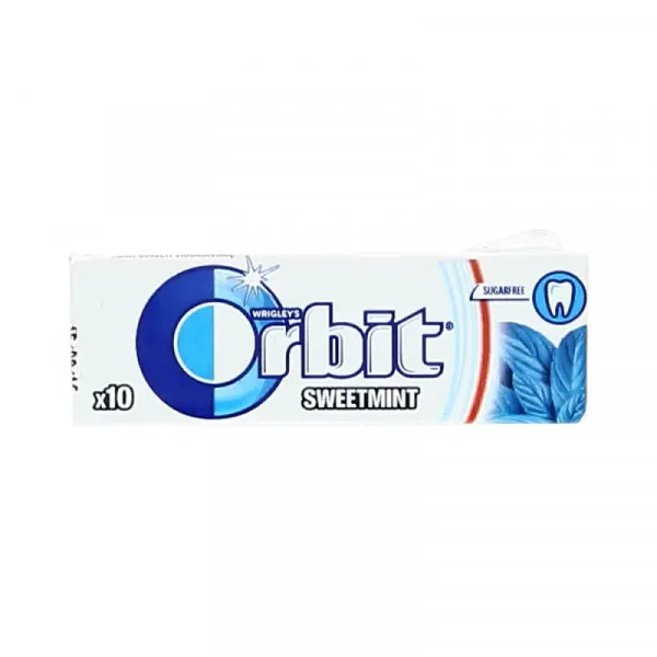 WRIGLY Orbit žvake Sweet Mint, 10 komada