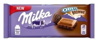 Milka Čokolada Oreo Brownie, 100g