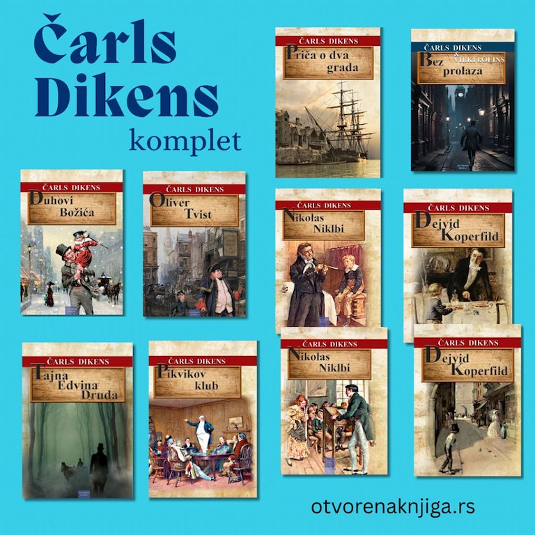 Čarls Dikens – komplet