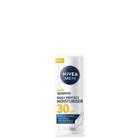 Nivea Hidratantna krema za muškarce Sensitive Daily Protect, SPF30, 50ml