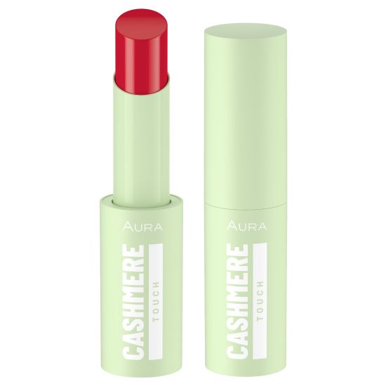 Aura Cashmere touch ruž za usne 706 Red power