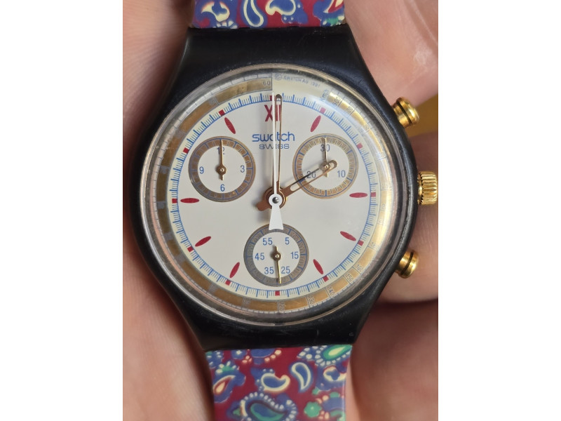ORIGINAL Swatch Chrono AWARD (1992) - FULL SET