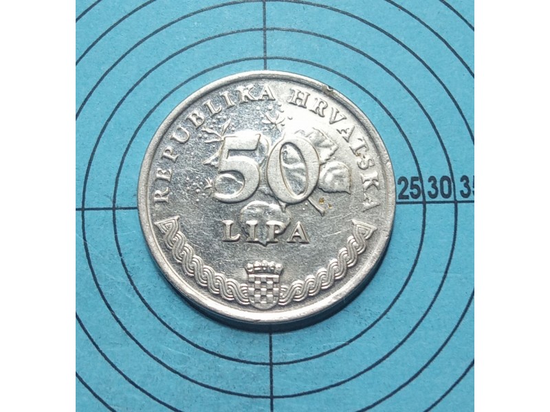 Hrvatska 50 lipa 1993g km8