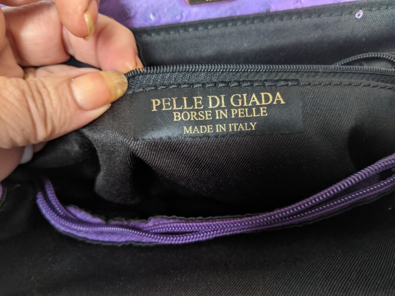 Pelle di Giada - Prirodna koža noja - Nova - Original