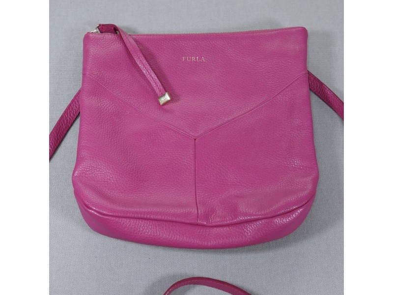 Furla kožna torba roze crossbody original