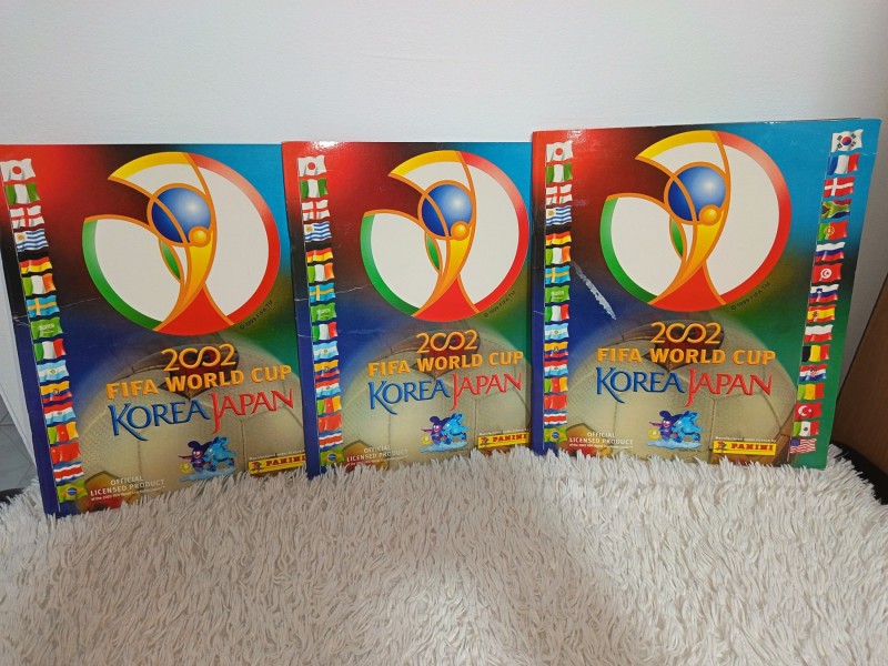 3 Albuma Korea Japan 2002 Panini