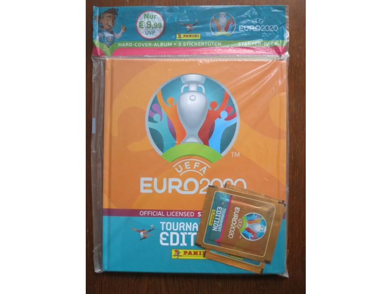 HARD COVER PANINI EURO 2020 21 TOURNAMENT EDITION ALBUM