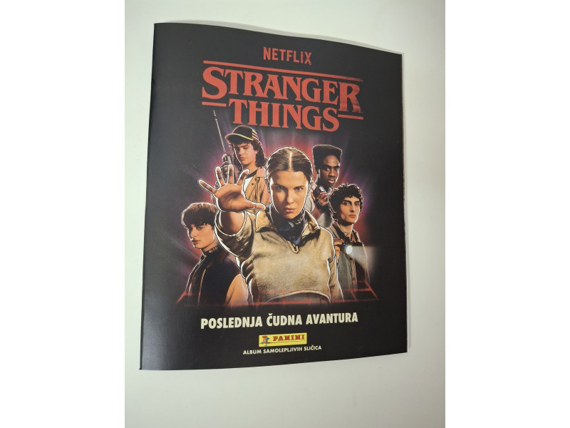 Stranger things album Panini sa posterom