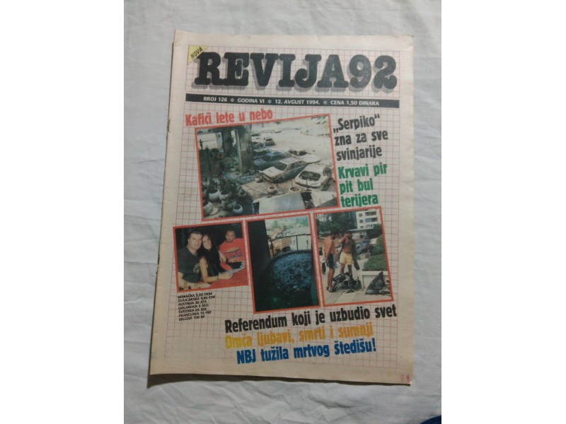 Revija 92 broj 126