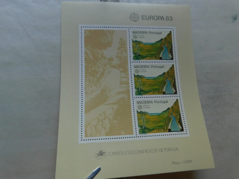 ** MADEIRA EUROPA 1983 BLOK **