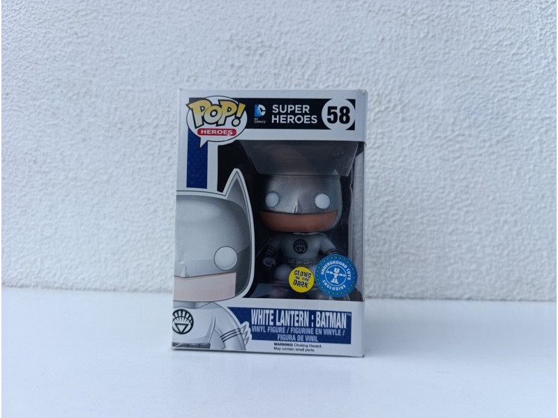 Funko POP 58 White Lantern: Batman Glows In the Dark
