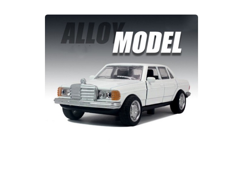 1:36 Mercedes Benz W123, beli